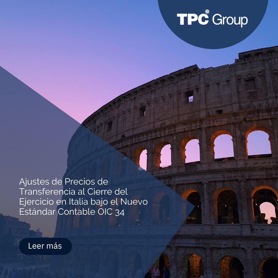 Ajustes de Precios de Transferencia en Italia bajo el OIC 34