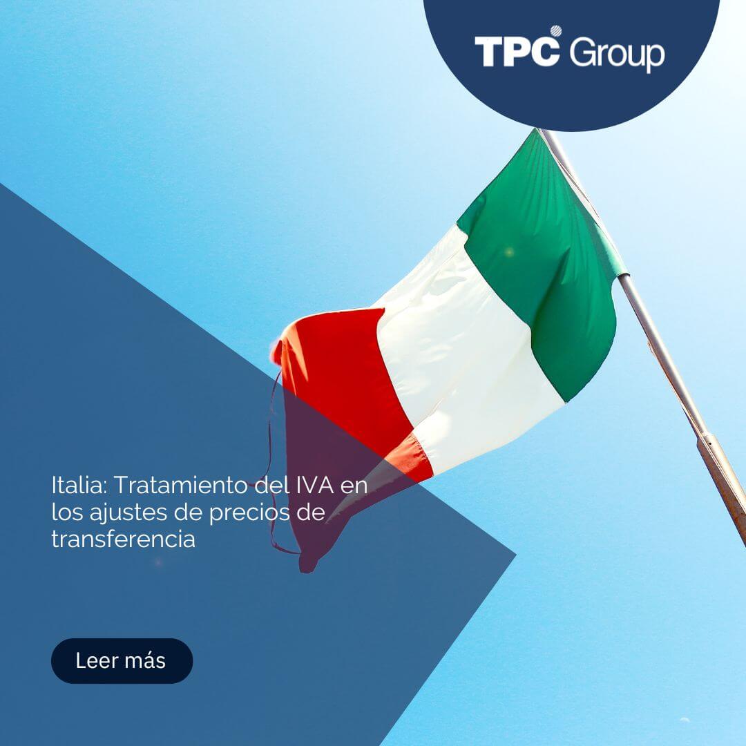 Italia: IVA en los ajustes de Precios de Transferencia