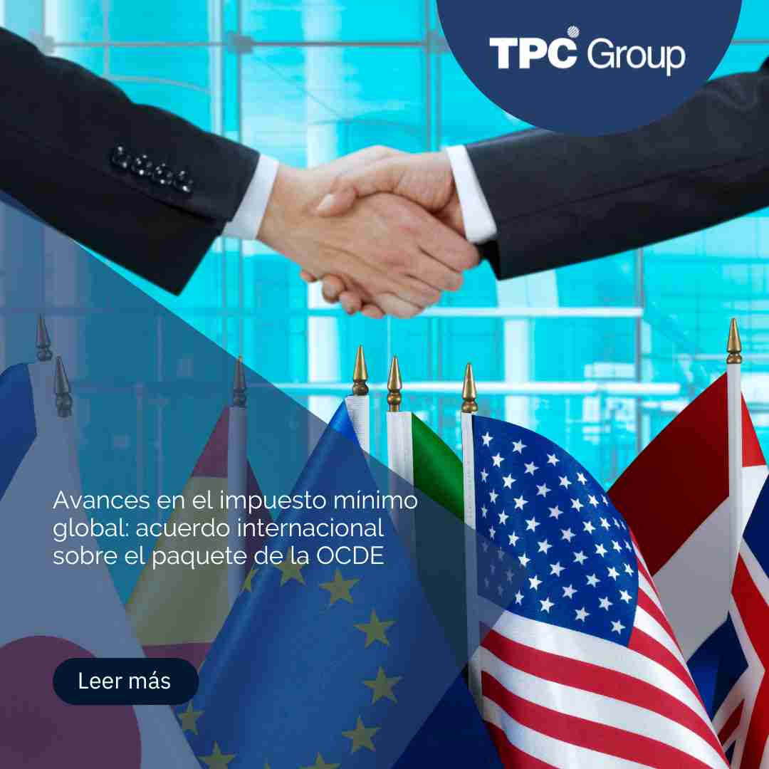 Impuesto mínimo global: acuerdo internacional sobre paquete OCDE