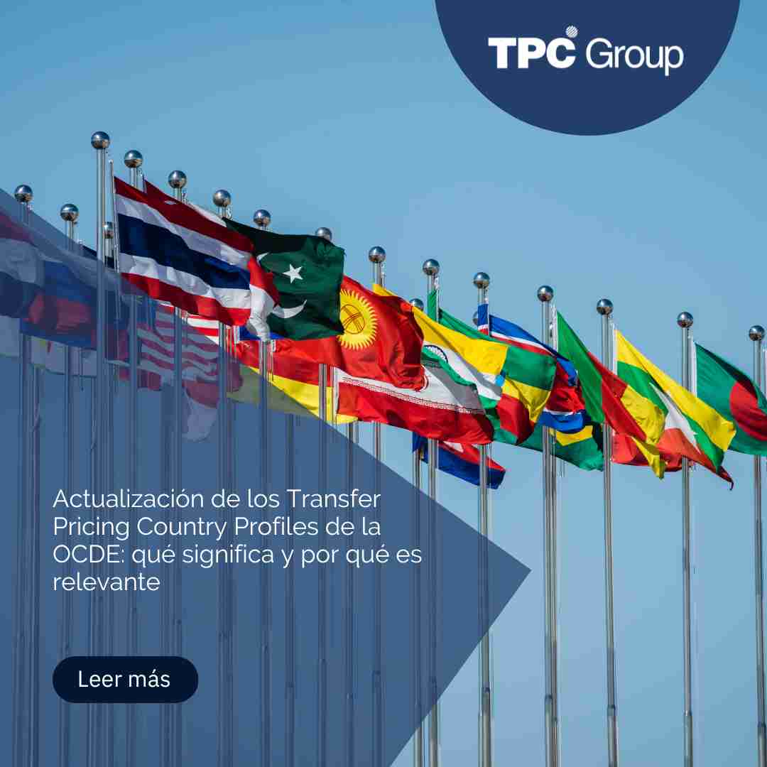 OCDE: Actualización de los Transfer Pricing Country Profiles